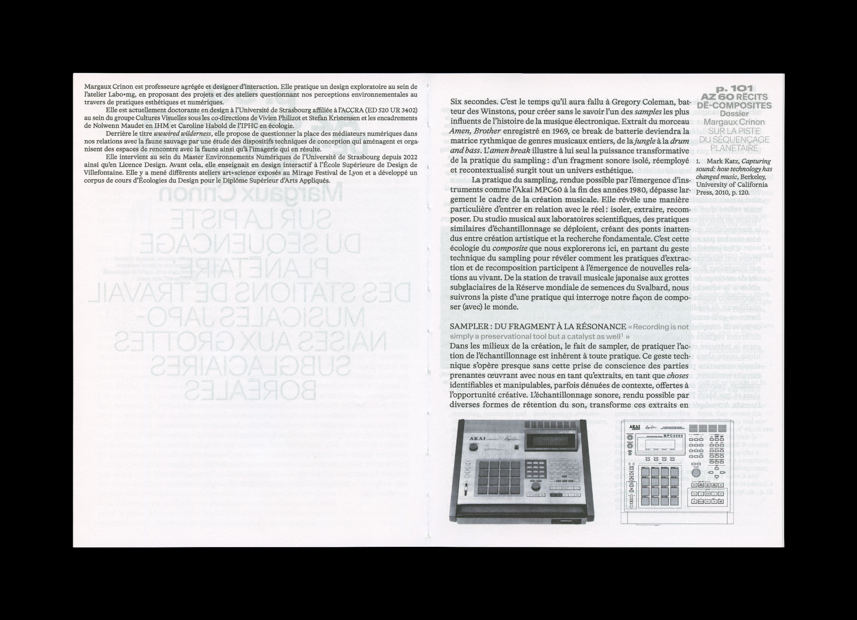 Azimuts 60, “Récits dé-composites” - Fonts In Use