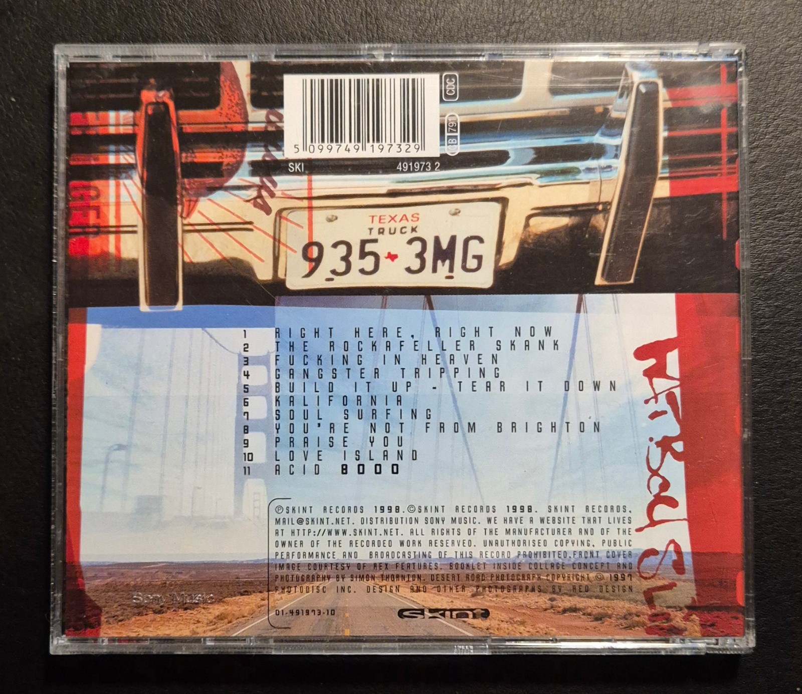 Fatboy Slim – You’ve Come A Long Way, Baby album art - Fonts In Use