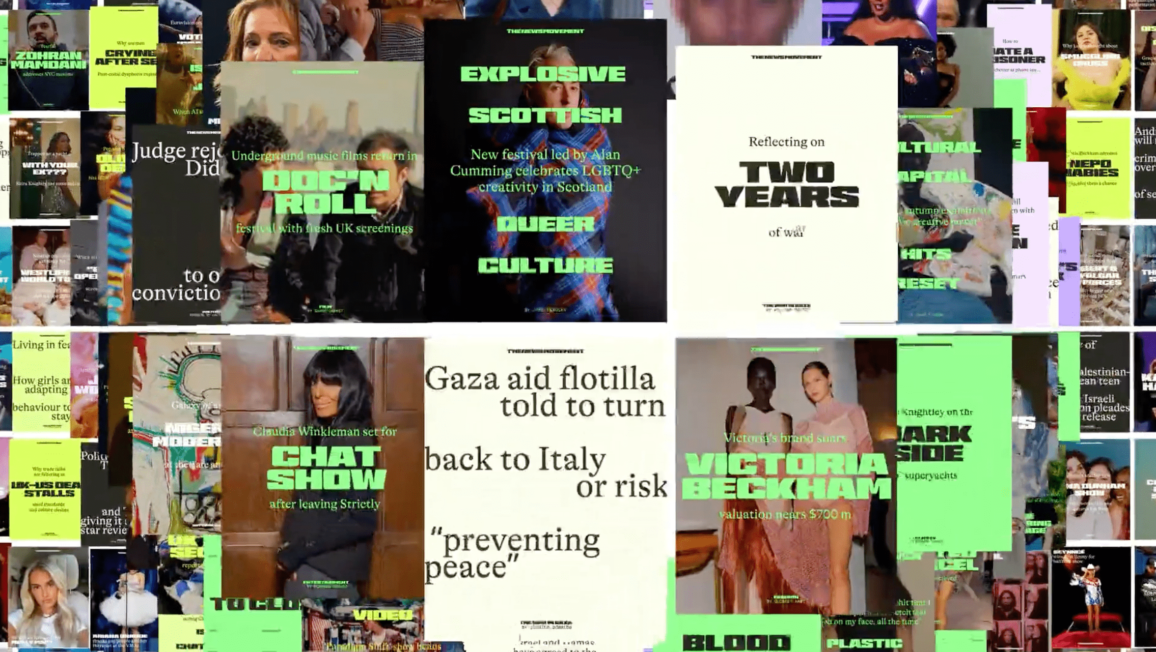 The News Movement - Fonts In Use