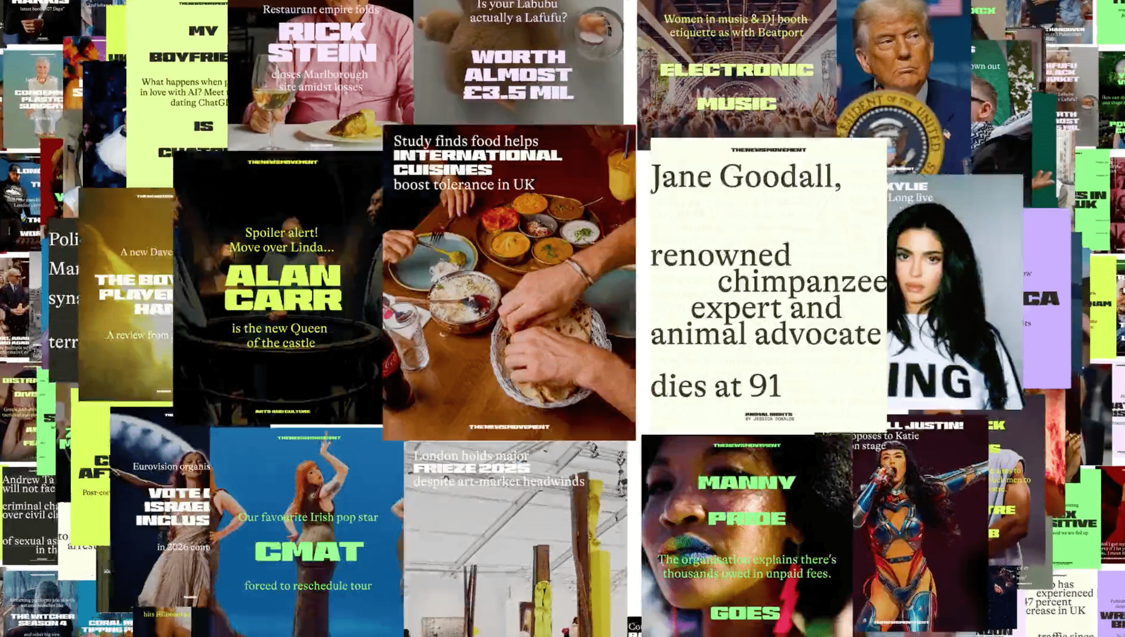 The News Movement - Fonts In Use