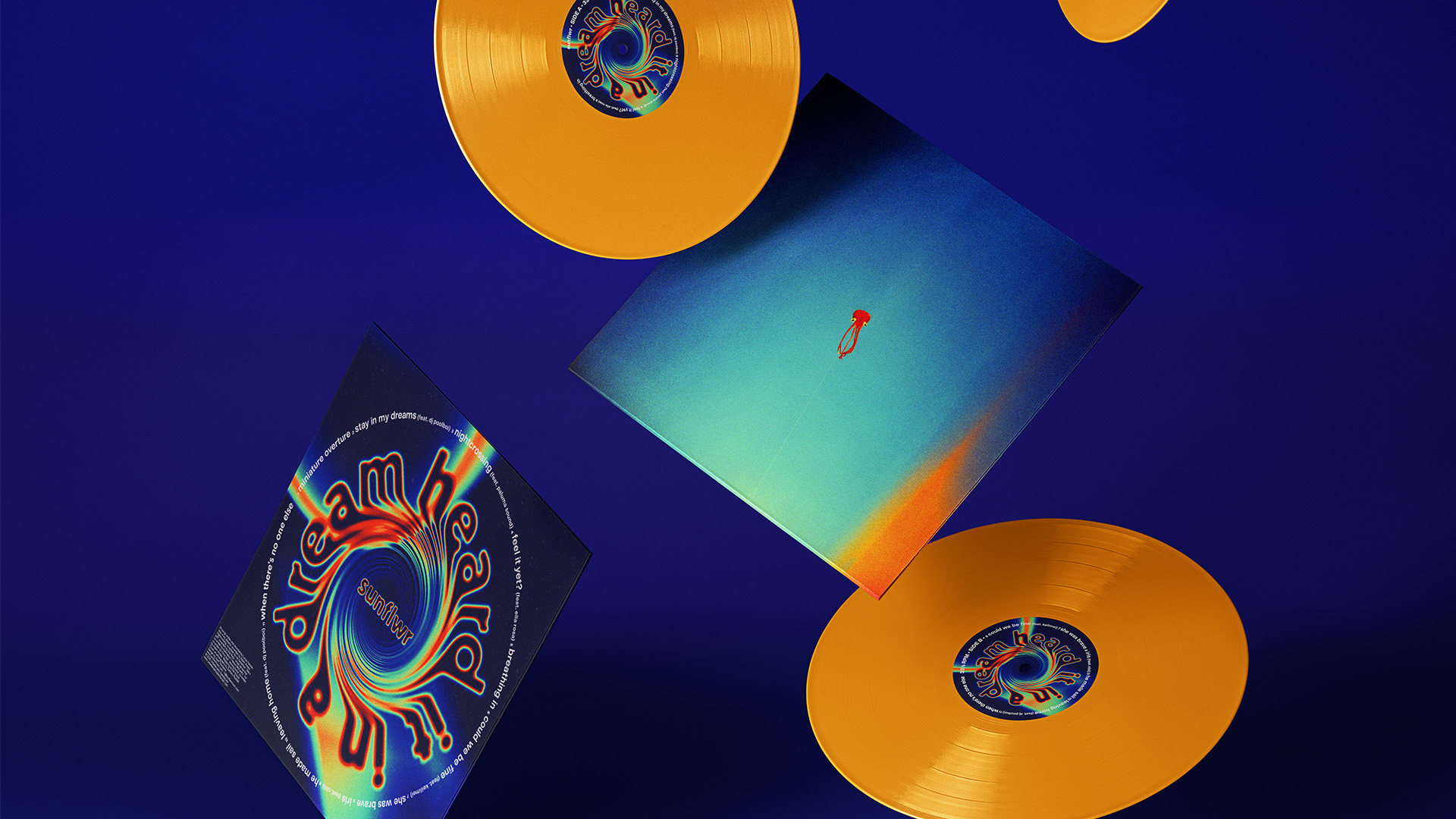 sunflwr – heard it in a dream album art - Fonts In Use