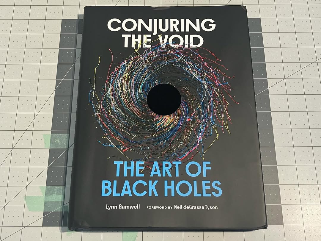 Conjuring the Void. The Art of Black Holes by Lynn Gamwell - Fonts In Use