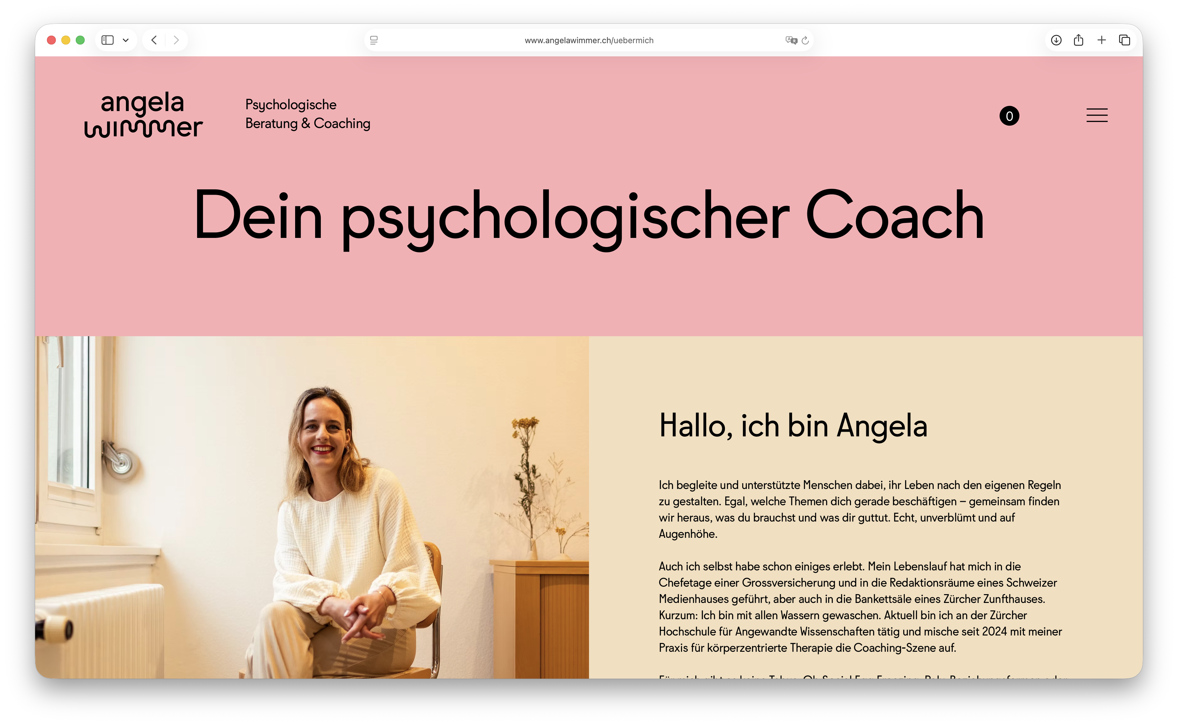 Angela Wimmer Coaching - Fonts In Use