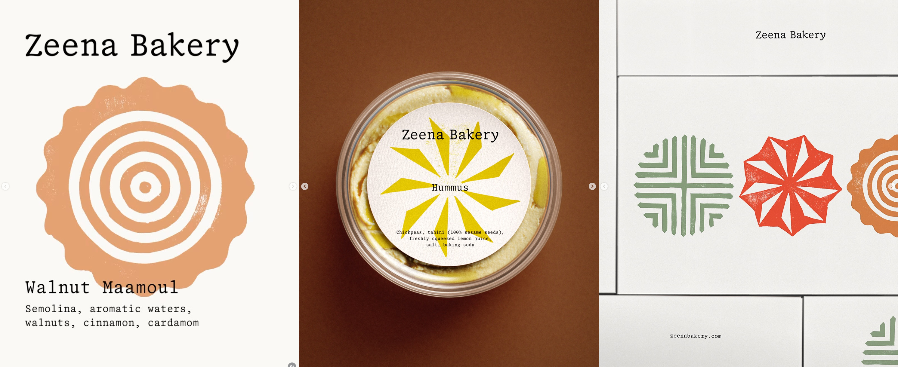 Zeena Bakery - Fonts In Use