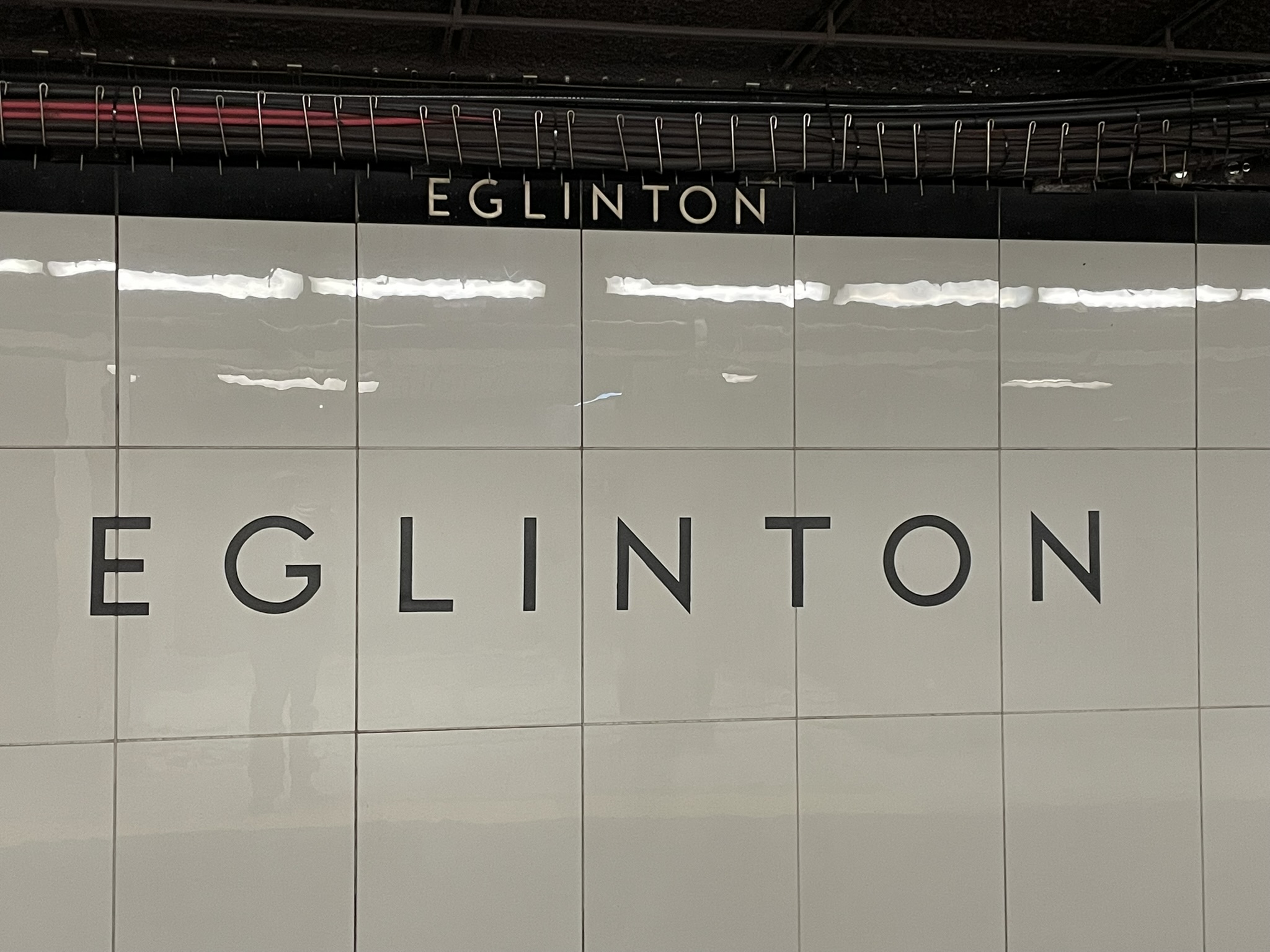 Toronto Subway station signs - Fonts In Use