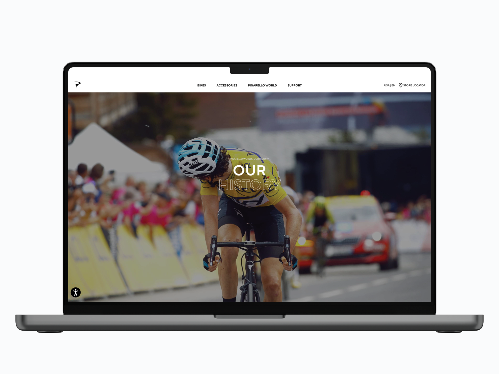 Pinarello website - Fonts In Use