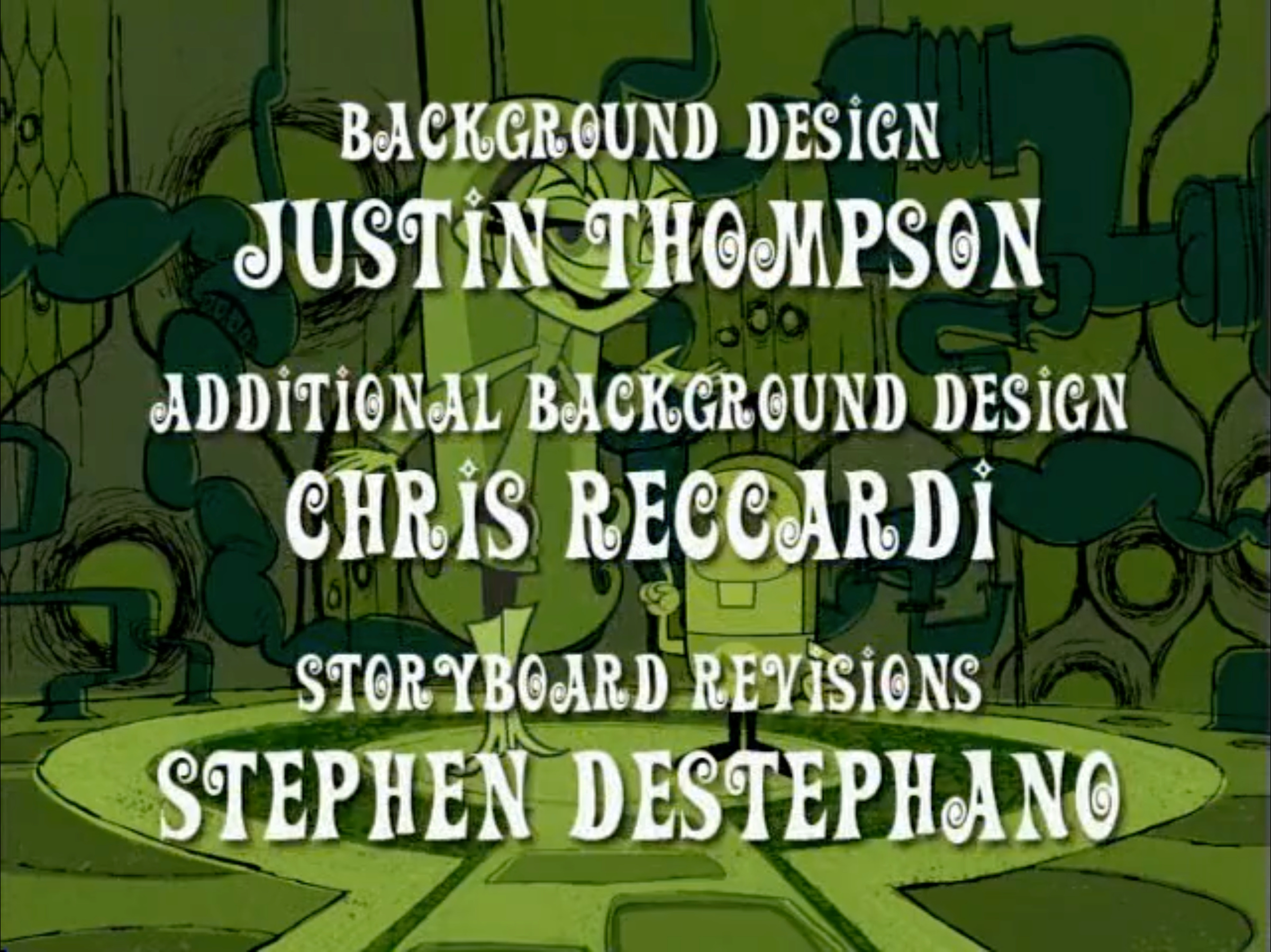 The Modifyers end credits - Fonts In Use