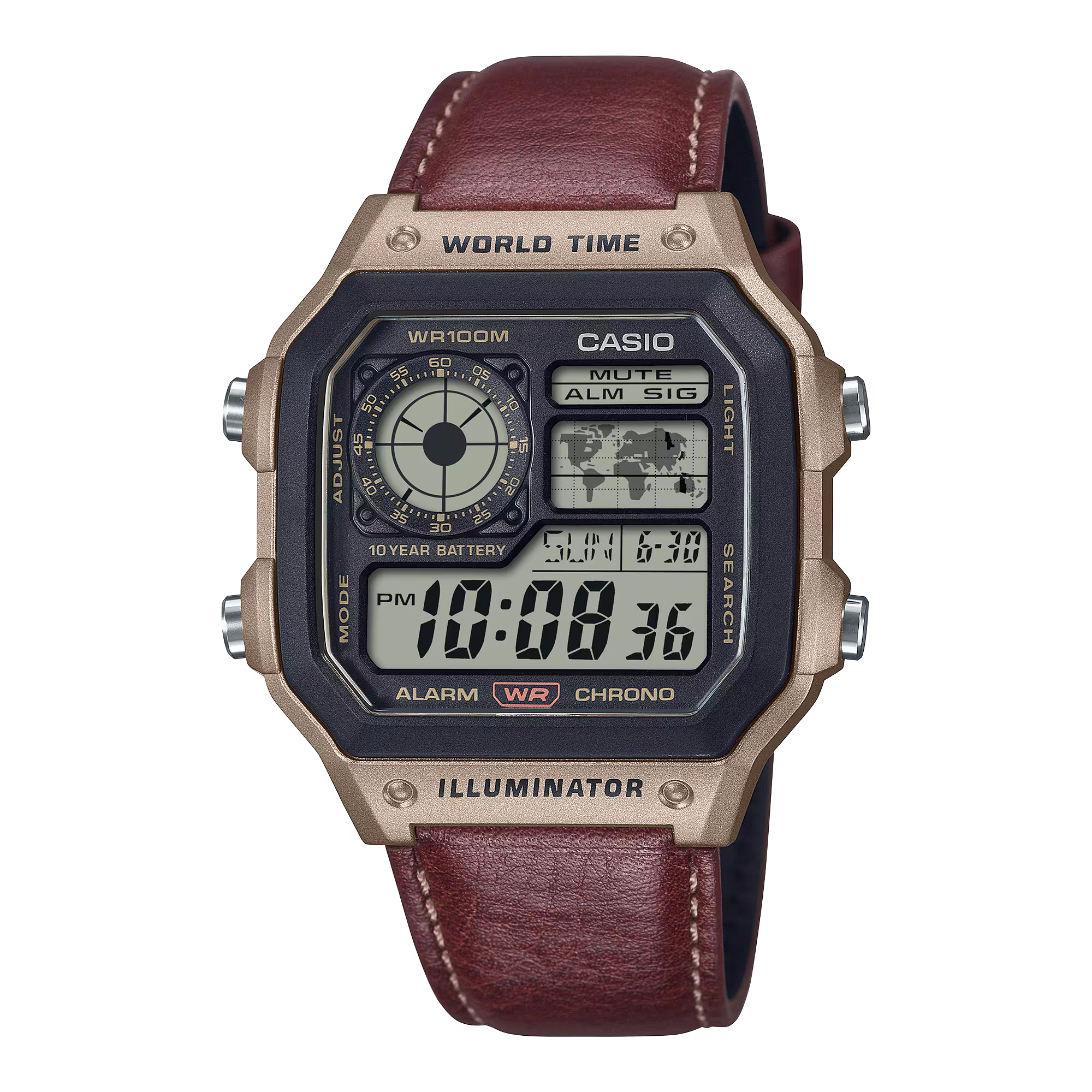 Casio AE-1200 watch - Fonts In Use