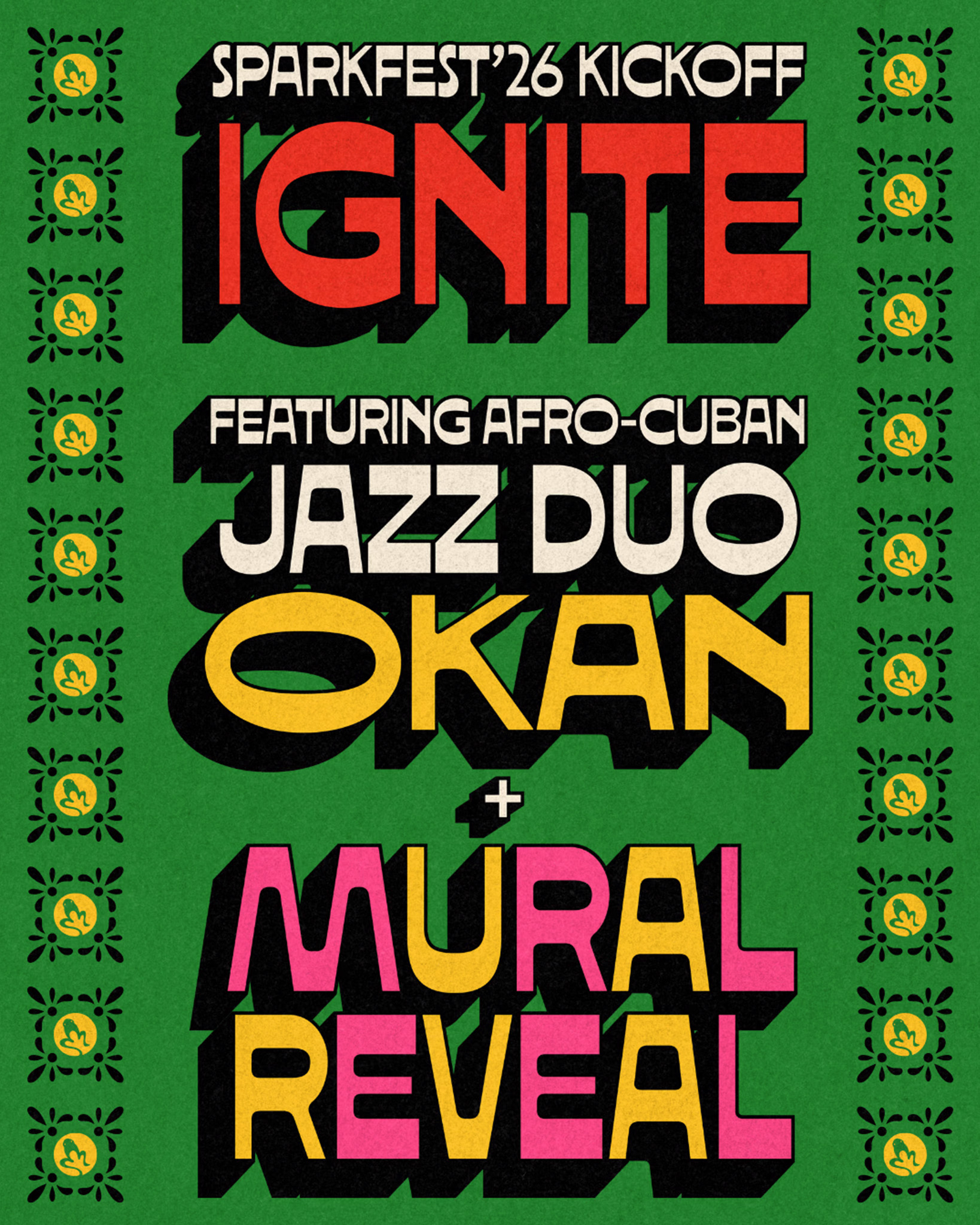 SparkFest ’26: Ignite poster - Fonts In Use