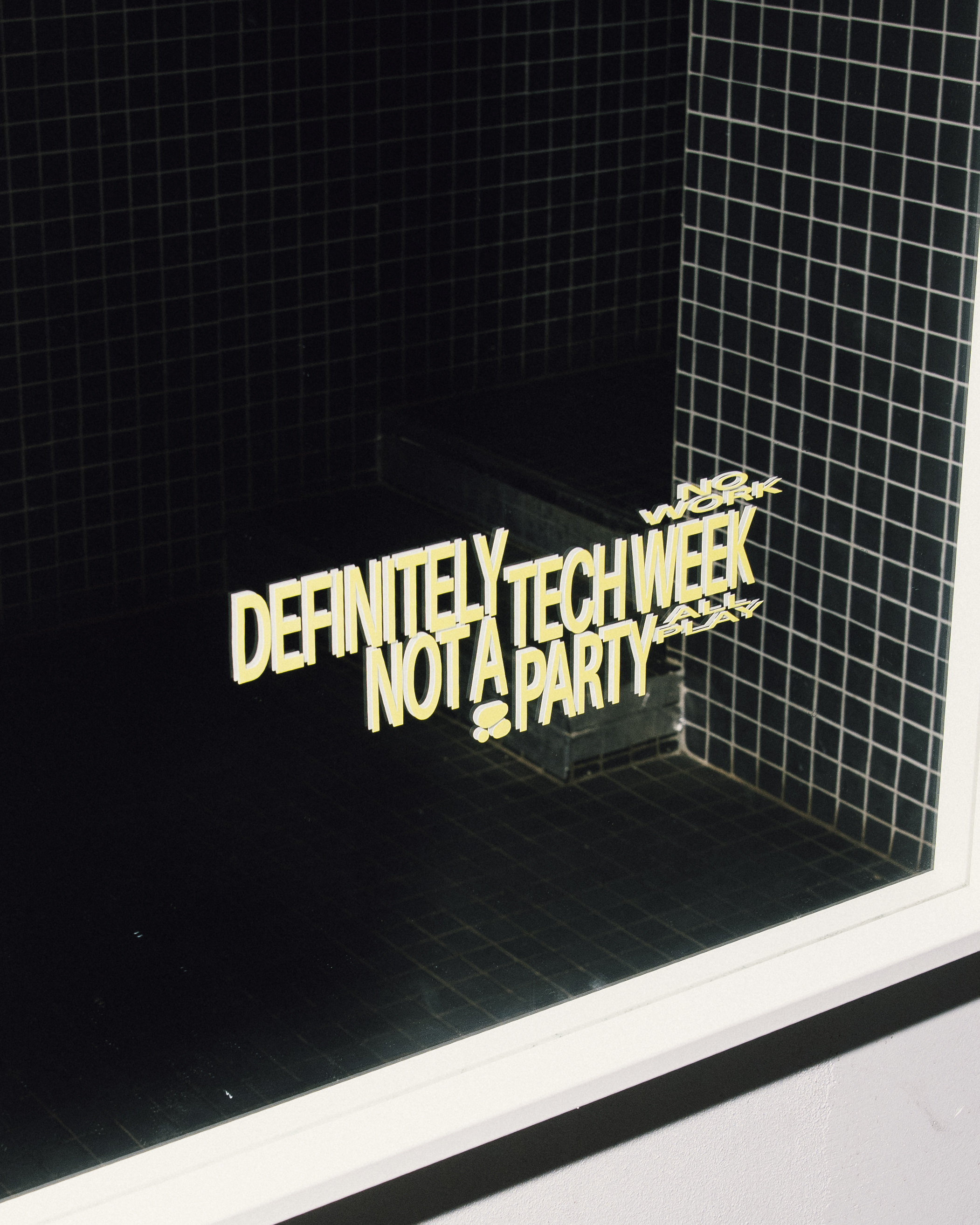 Definitely Not a Tech Week Party - Fonts In Use